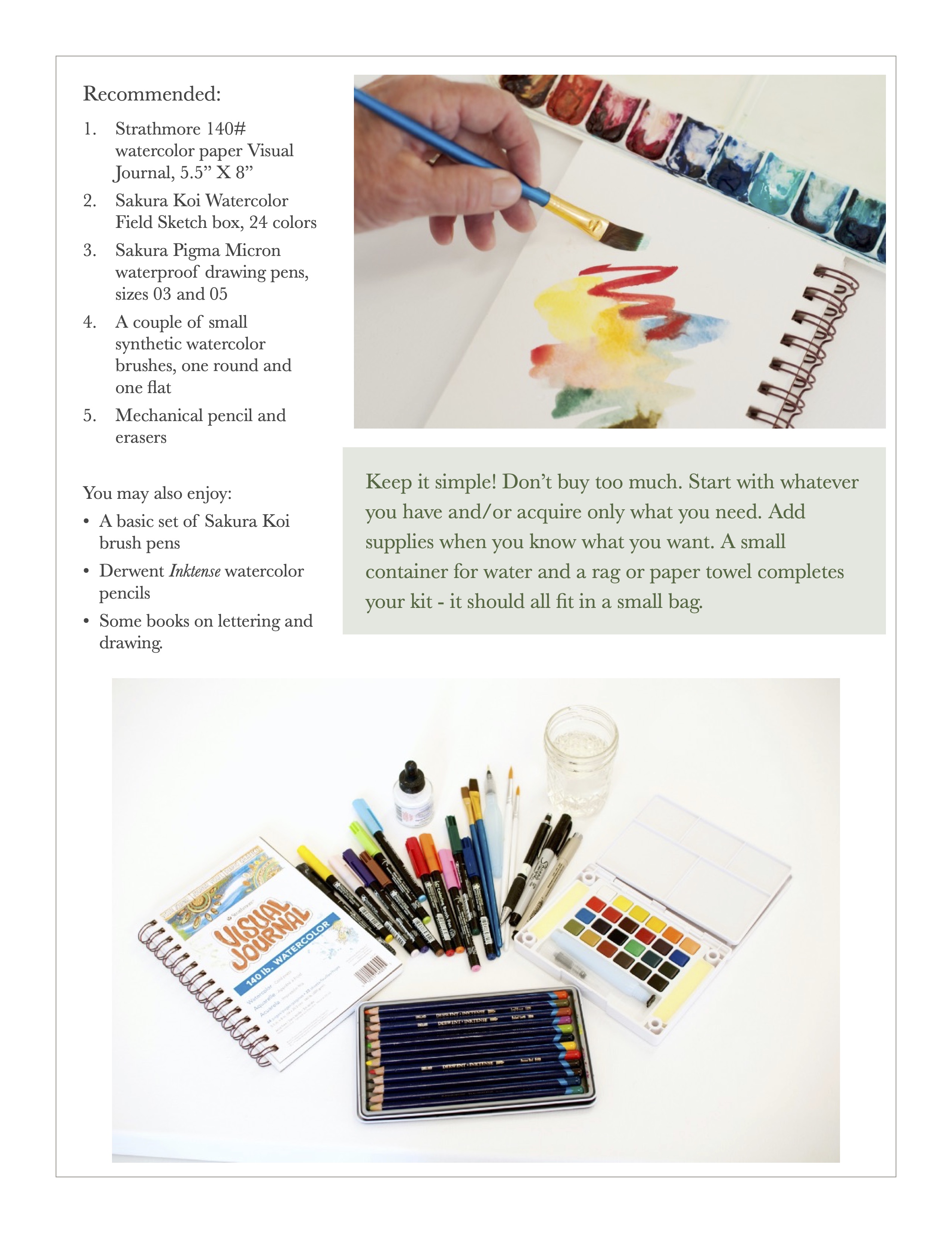 Watercolor Journaling Tips – Hannah Ineson Fine Art