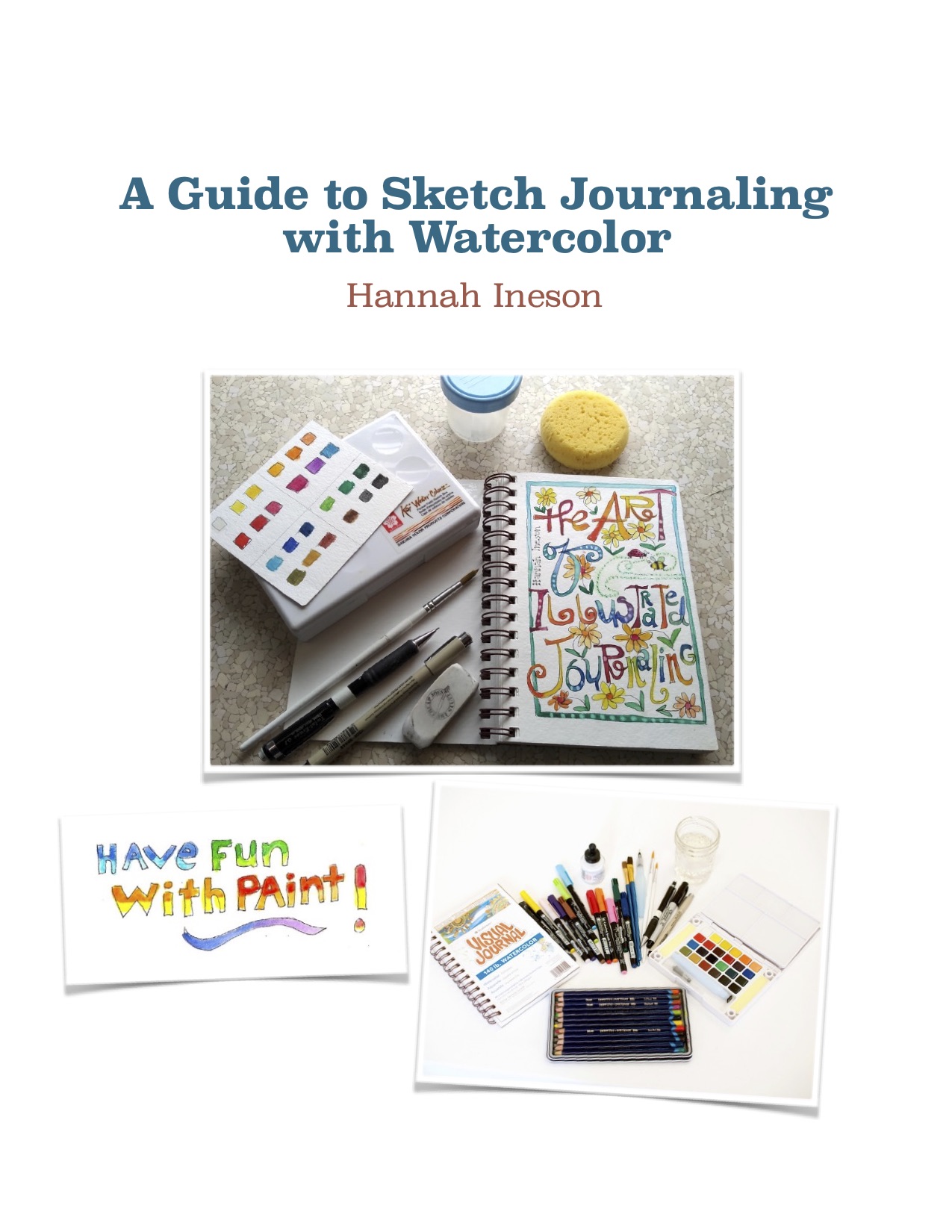 Watercolor Journaling – Hannah Ineson Fine Art